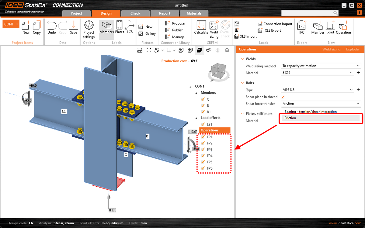 Parametric Templates In Connection Library Idea Statica